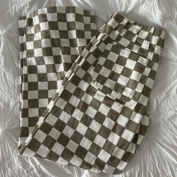 ramona | Pants & Jumpsuits | High Wasted Double Button Checkered Ramona ...